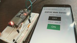 ESP32を使ってスマホからLチカ（LED点滅）する【webserver】 | Wak-tech